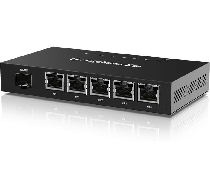 Ubiquiti UB-ER-6P 0 Mbps Router (Black, NA) | Makro