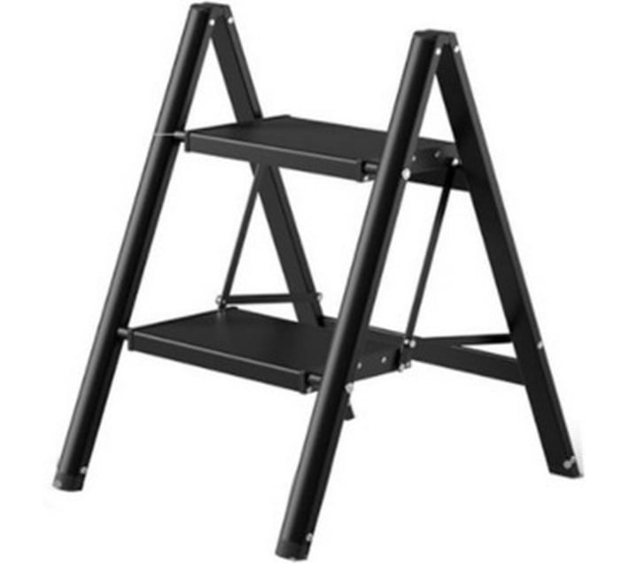 C98 2 Steps Ladder Aluminium Ladder (With Platform, Hand Rail) | Makro