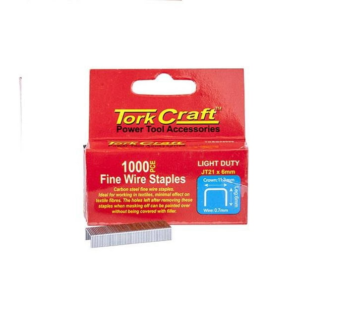 Someone’s in a Makro Tork Craft - Flat Wire Staple 21G X 0.7Mm X 6Mm ...