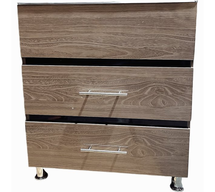 ST TR-45 Solid Wood Kitchen Cabinet (Finish Colour - Browm, Pre ...