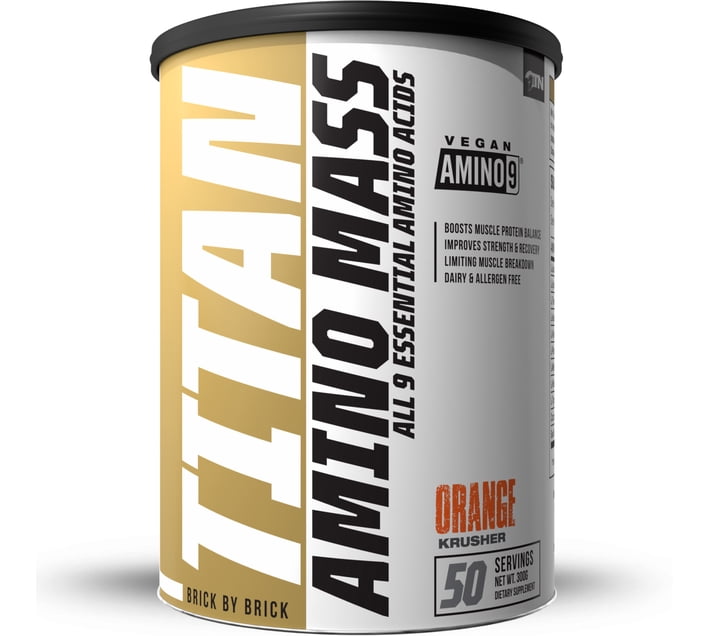 TITAN Nutrtition Amino Mass All9 Essential Amino Acids EAA (Essential ...