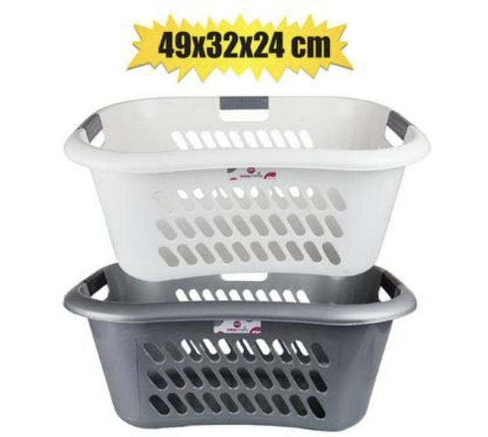 AZ DECDOR 10 L MULTI COLORED Laundry Basket (Plastic) | Makro