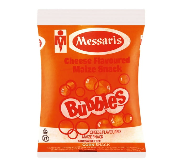 Someone’s in a Makro Messaris Bubbles Maize Snacks Cheese (24 x 20g) Mood