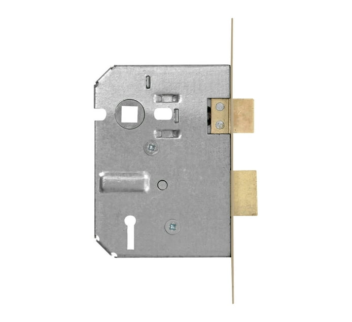 Someone’s in a Makro Yale 76mm 2 Lever Galvanied Econo Lock Mood