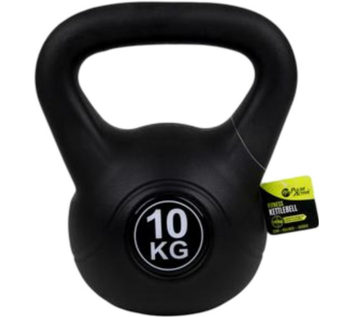Pulse Active Fitness kettlebell 10kg Black Kettlebell (10 kg) | Makro