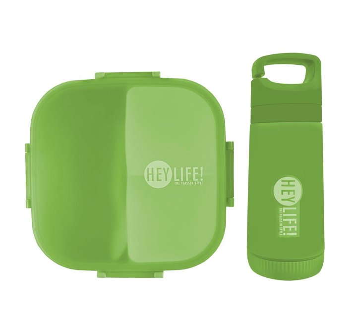 Someone’s in a Makro BPA Free Square Lunch Box with Water Bottle Mood