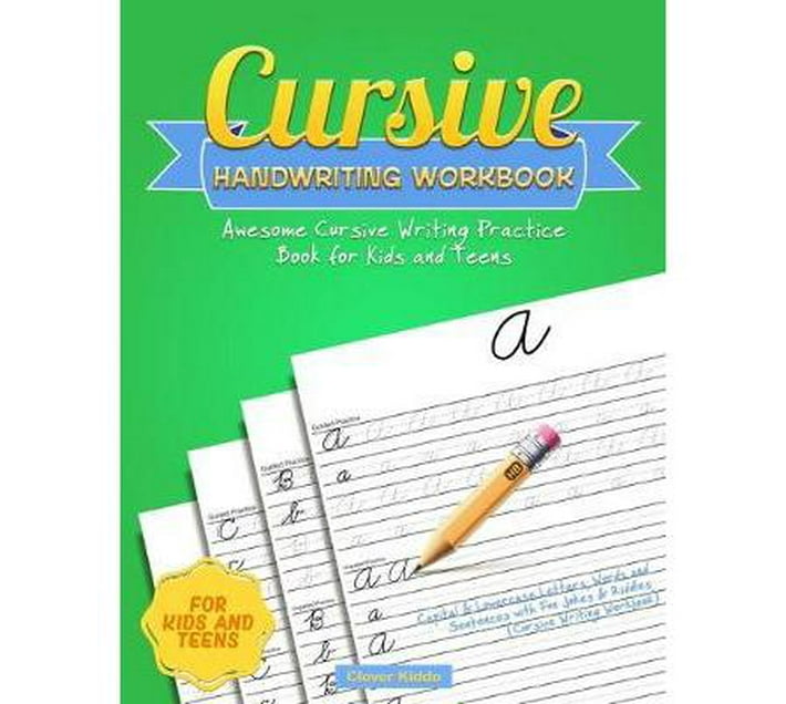 Cursive Handwriting Workbook : Awesome Cursive Writing Practice Book ...