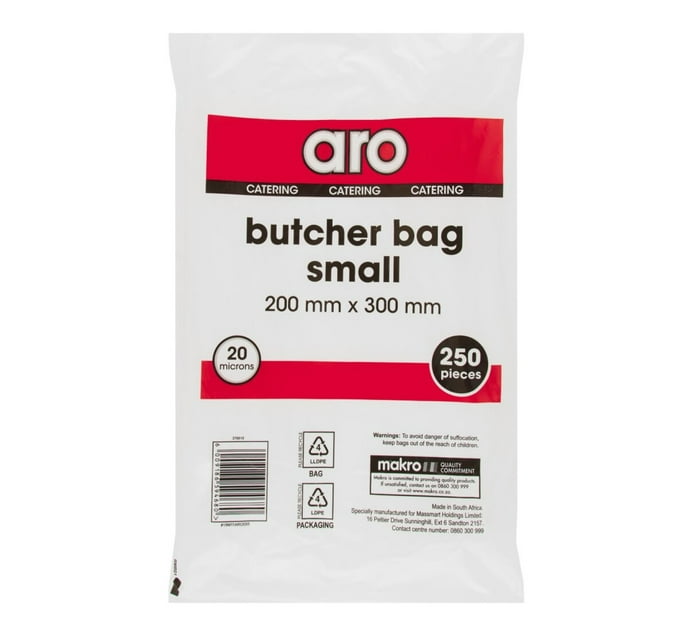 Buy Aro Butcher Bags Small (1 x 250's) in Bulk | Makro Business
