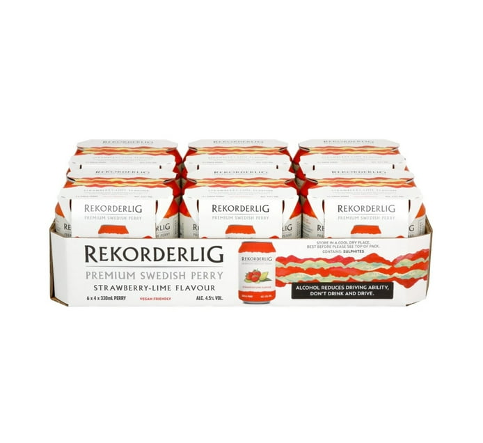 Rekorderlig Strawberry Lime (24 x 330 ml) | Makro