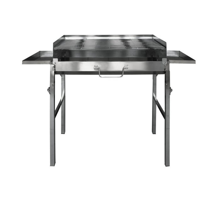 Megamaster Portable Stainless Steel Charcoal Braai | Makro