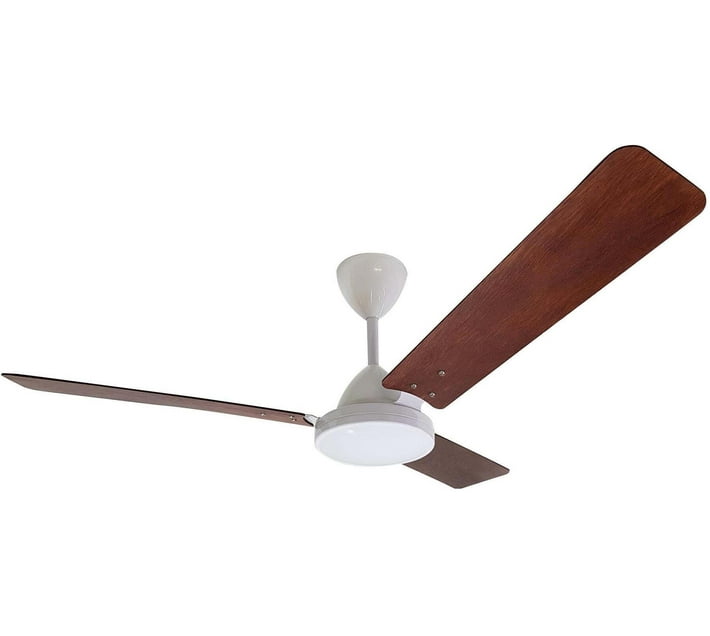 Solent Solent Whirlwind 3-blade-Dark Teak, 1400mm Blade Sweep Ceiling ...