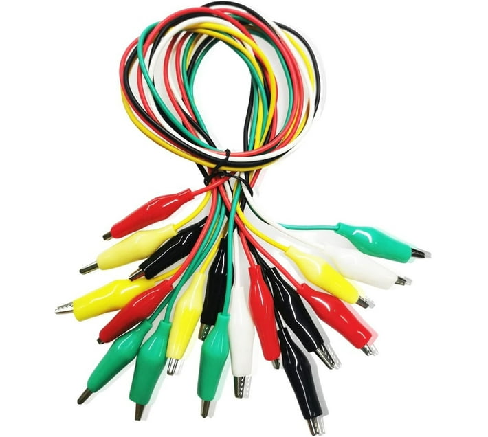 OBD DYNAMICS 10PCS Premium Electrical Crocodile Alligator Clips Test ...