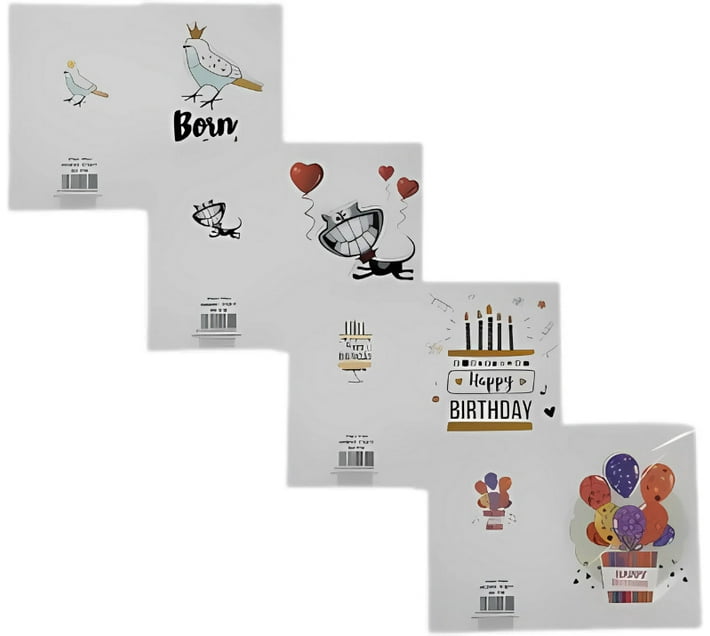 AZ Décor Card & Envelope Handmade Asstd Greeting Card (Pack of 5) | Makro