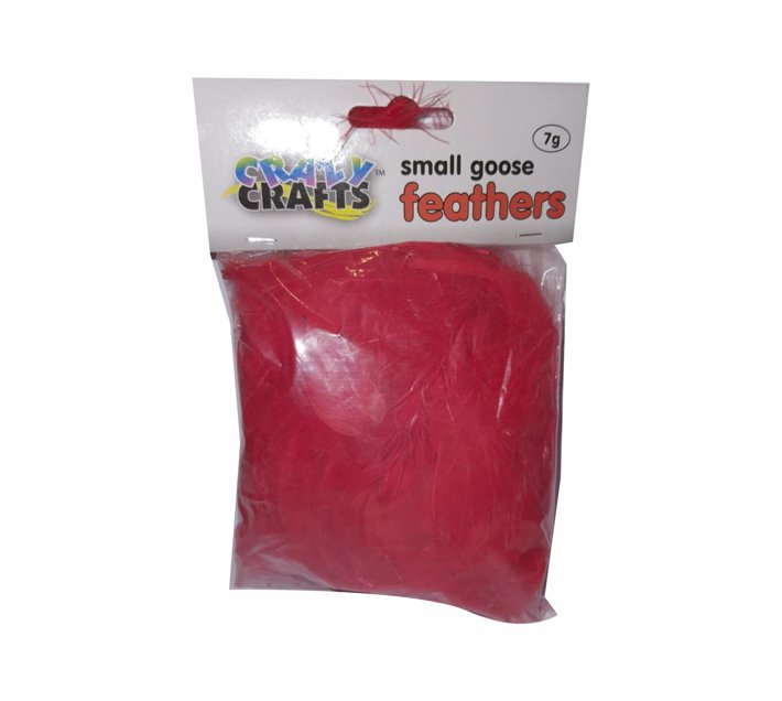 Someone’s in a Makro Goose Feathers -Small Red Mood