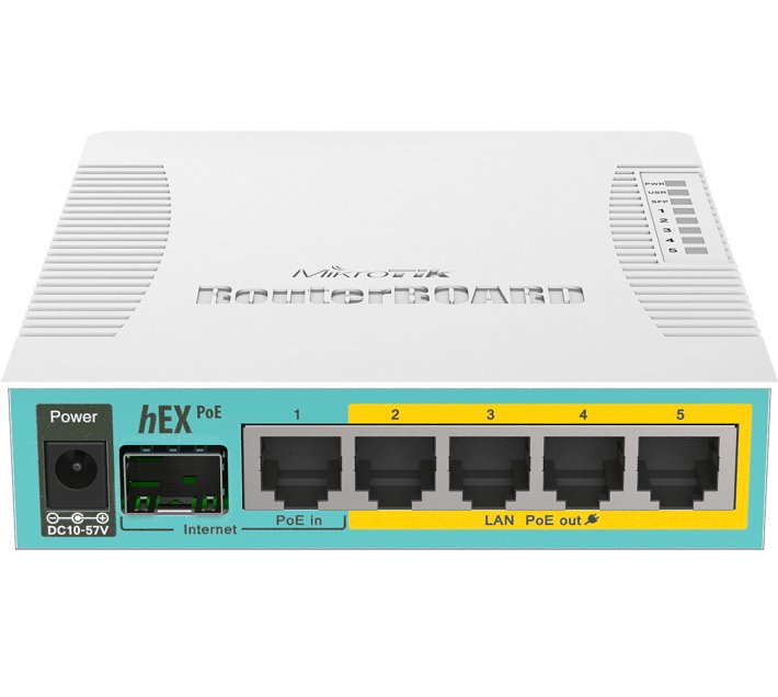 Mikrotik Hex Poe 300 Mbps Router (Black, NA) | Makro