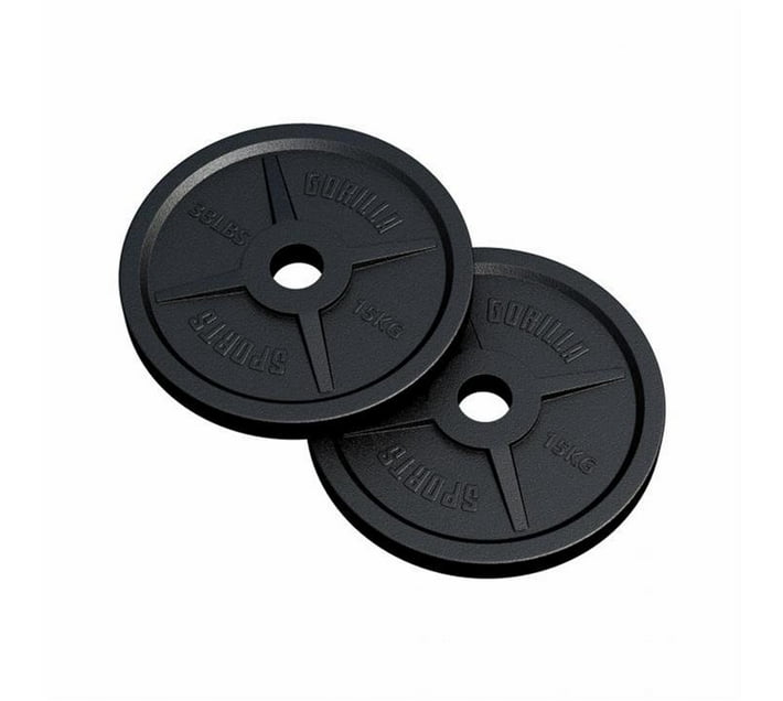 Someone’s in a Makro Olympic Cast Iron 30KG Weight Plate Set 50/51 mm ...