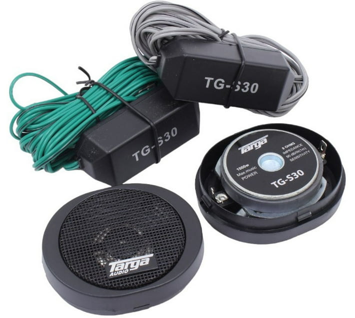 Targa TG-S30 Tweeter Dash Mounted Round Car Speaker (1000 W) | Makro