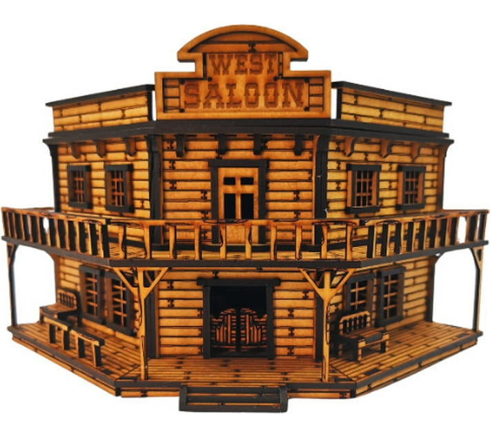 One Stop Gift Shop Wild West Saloon DIY Build It Yourself Kit Do-it ...