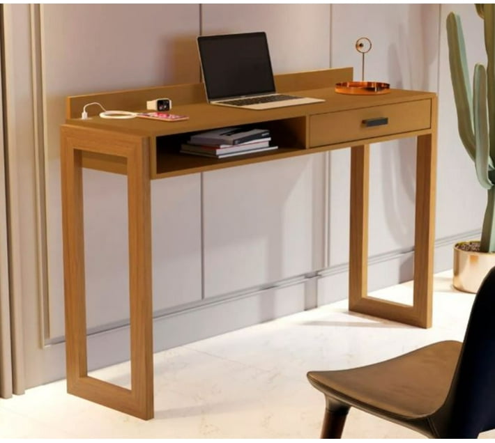 Designer Concepts Escrivaninha Desk With USB Input Engineered Wood ...