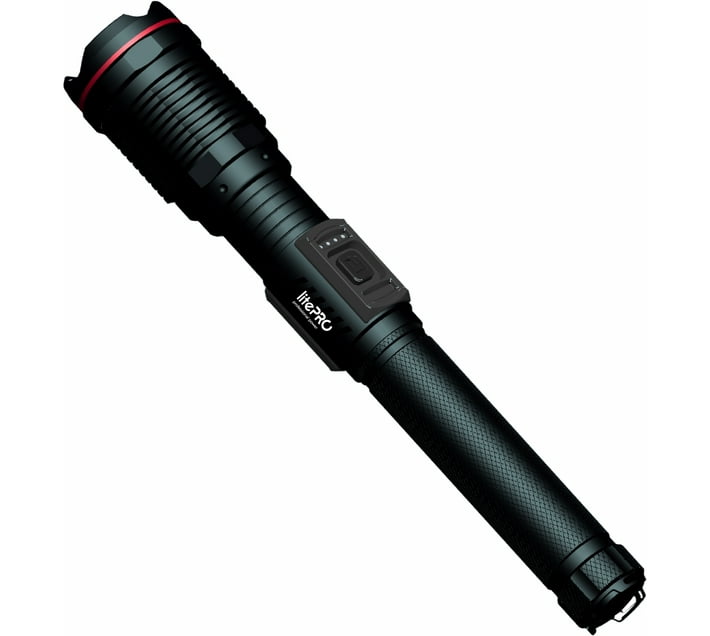 LitePro LP015 Torch (Black, 15.2 cm, Rechargeable) | Makro