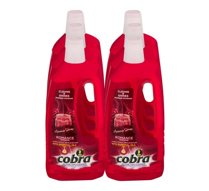 Buy Cobra Active Tile Cleaner Floral (6 x 750ml) in Bulk | Makro Business
