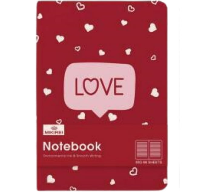 Generic 6009179589662 21x14.5CM Book-size Notebook With Ruling (Red ...