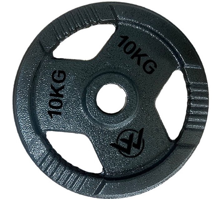 Flexi Muscles Olympic cast iron weight lifting barbell plates Grey ...