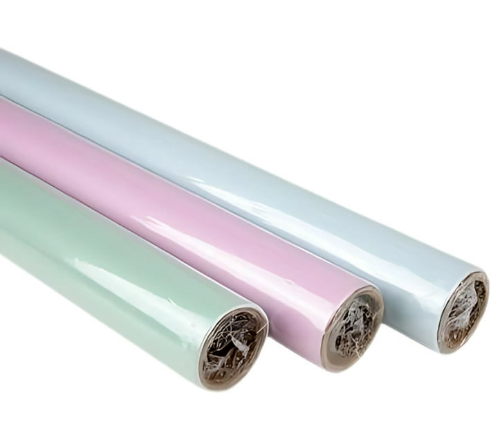 AZ Décor Gift-Wrap 700Mmx5M Solid Pastel Colors Paper Gift Wrapper ...