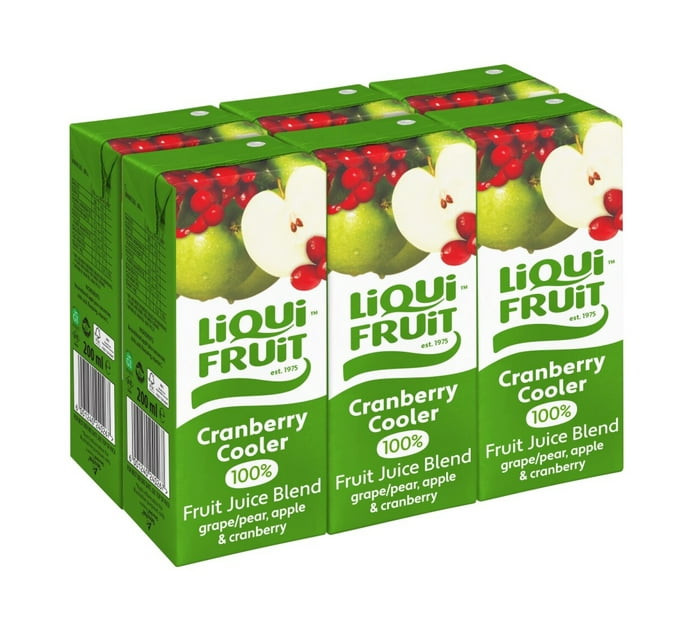 Liqui Fruit Fruit Juice Cranberry Cooler (6 x 200ml) | Makro