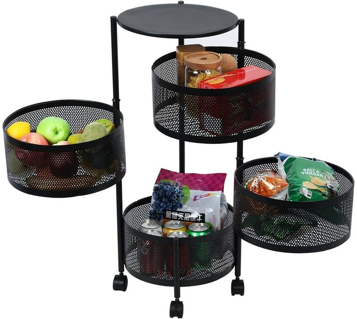 presh ssa007 Carbon Steel Kitchen Trolley (Knock Down) | Makro