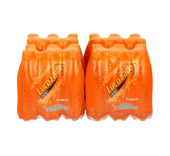 Buy Lucozade Energy Drink Orange (24 x 360ml) in Bulk | Makro Business