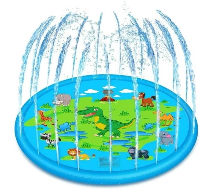 Generic Kids Outdoor Fountain Mat Trampolines (Blue) | Makro