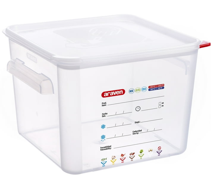 Araven Polypropylene Utility Container - 12 l (White) | Makro