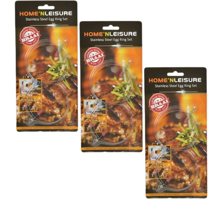 AZ Décor Egg-Rings S/S 2Pce H&L Aluminium Baking Tools Kitchen Tool Set ...