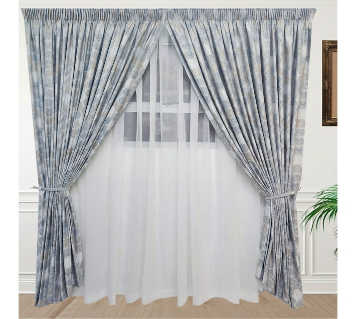 Matoc Designs 240 cm (8 ft) Blends Room Darkening Window Curtain ...