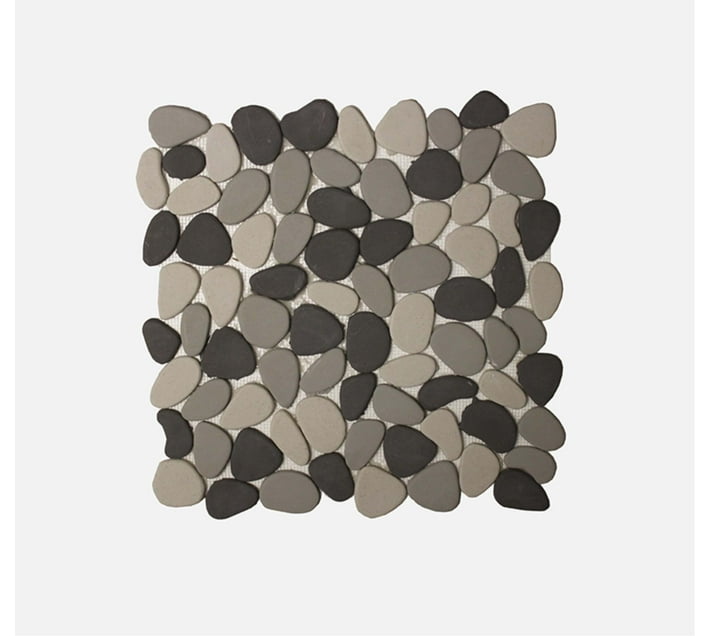 Earthstone Resin Mosaic - Palma Pebble (per sheet) Matt Stone (Crystal ...