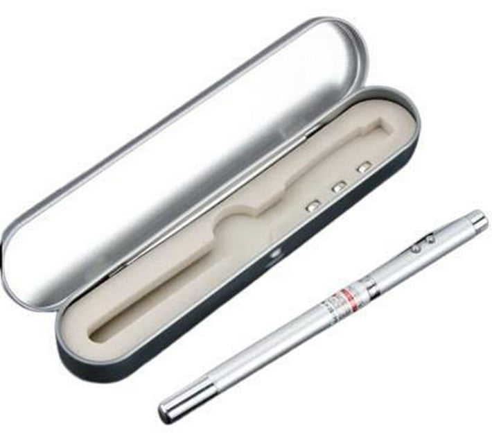 5 in 1 Red Laser Pointer With Retractable Telescopic Magnet Pen – White ...