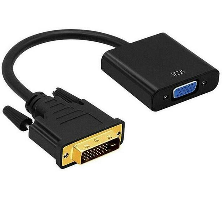 ZATECH HDMI to VGA 0 m Dvi Male To Vga Female Adapter (Compatible with ...