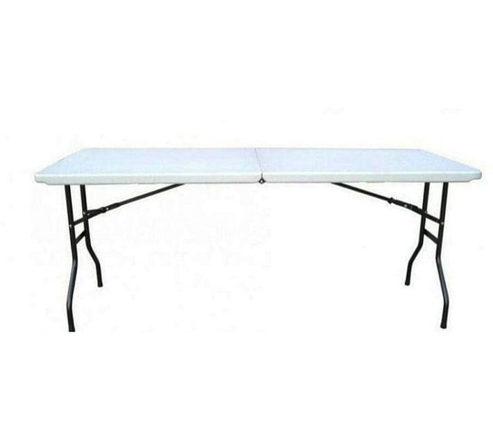 no brand Folding Table Plastic Multipurpose Table (Finish Colour ...