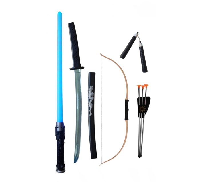 Someone’s in a Makro Kids Pretend Play Toy Weapons Set - 5 Weapons Mood