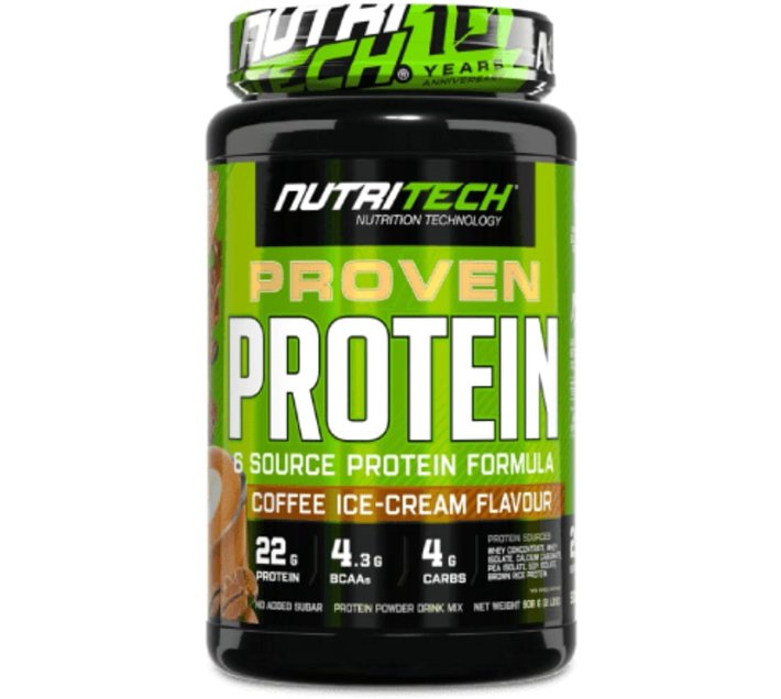 Nutritech Proven Protein (908g) Protein Shake (908 g, Coffee Ice-Cream ...
