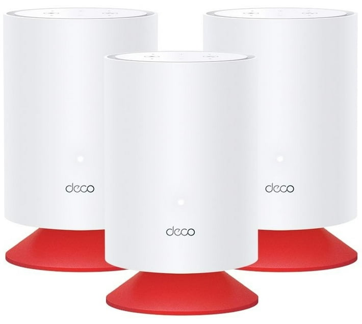 TP-LINK Deco VOICEX20(3-Pack) AX1800 Whole Home Mesh Wi-Fi 6 System ...