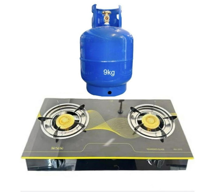 Someone’s in a Makro 2 Plate Gas stove with 9kg cylinder Mood