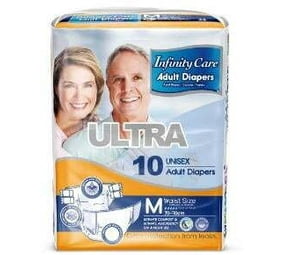 Infinity Care Diapers Small Adult Diapers - S (80 Pieces) | Makro
