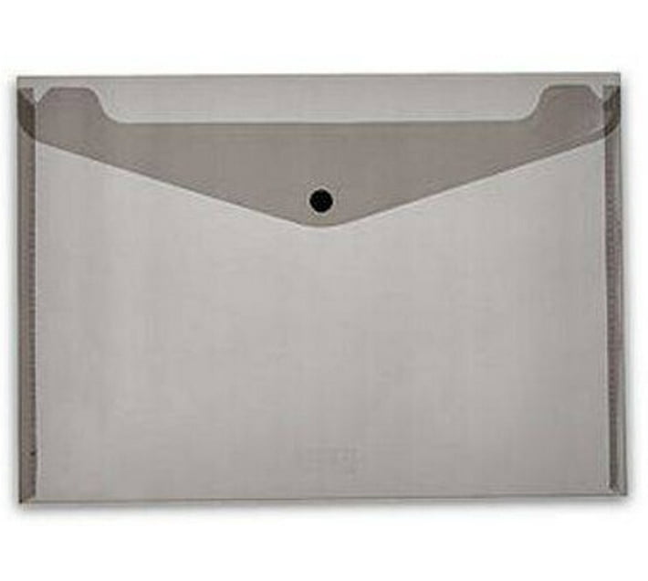 Dafique Plastic Button folder (Set of 12, Black) | Makro