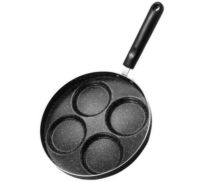 Just Simplified 4 Holes Multifunction Frying Pan 1 L capacity (Carbon ...