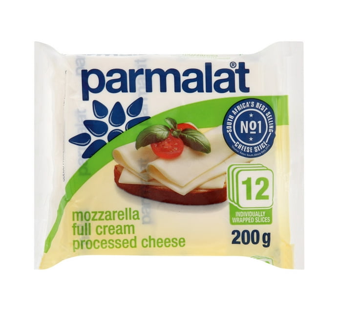 Buy Parmalat Processed Mozzarella Cheese Slices 200g in Bulk | Makro ...