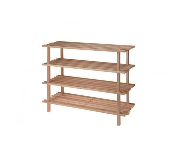 Someone’s in a Makro Eco-Friendly Firwood Shoe Rack - 4 Shelves Mood