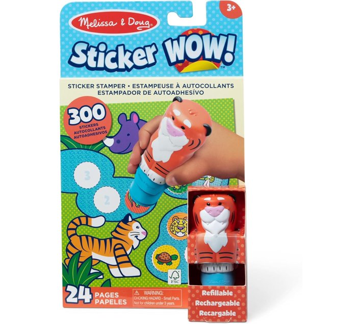 MELISSA AND DOUG STICKER WOW TIGER REFILL Stickers & Scrapbooks Kit Art ...