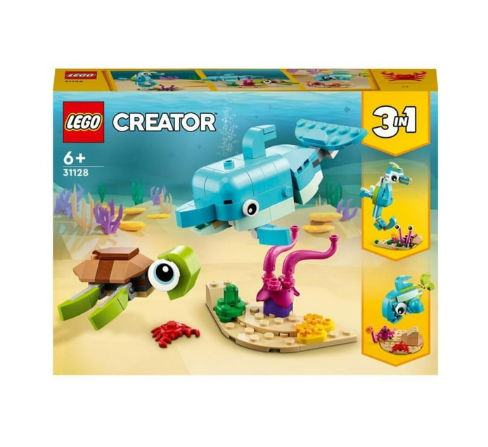 Someone’s in a Makro Lego Dolphin and Turtle Mood